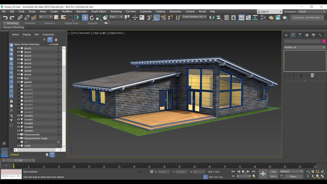 3Ds Max - Architectural Visualisation - Beginner Tutorial - Part 02