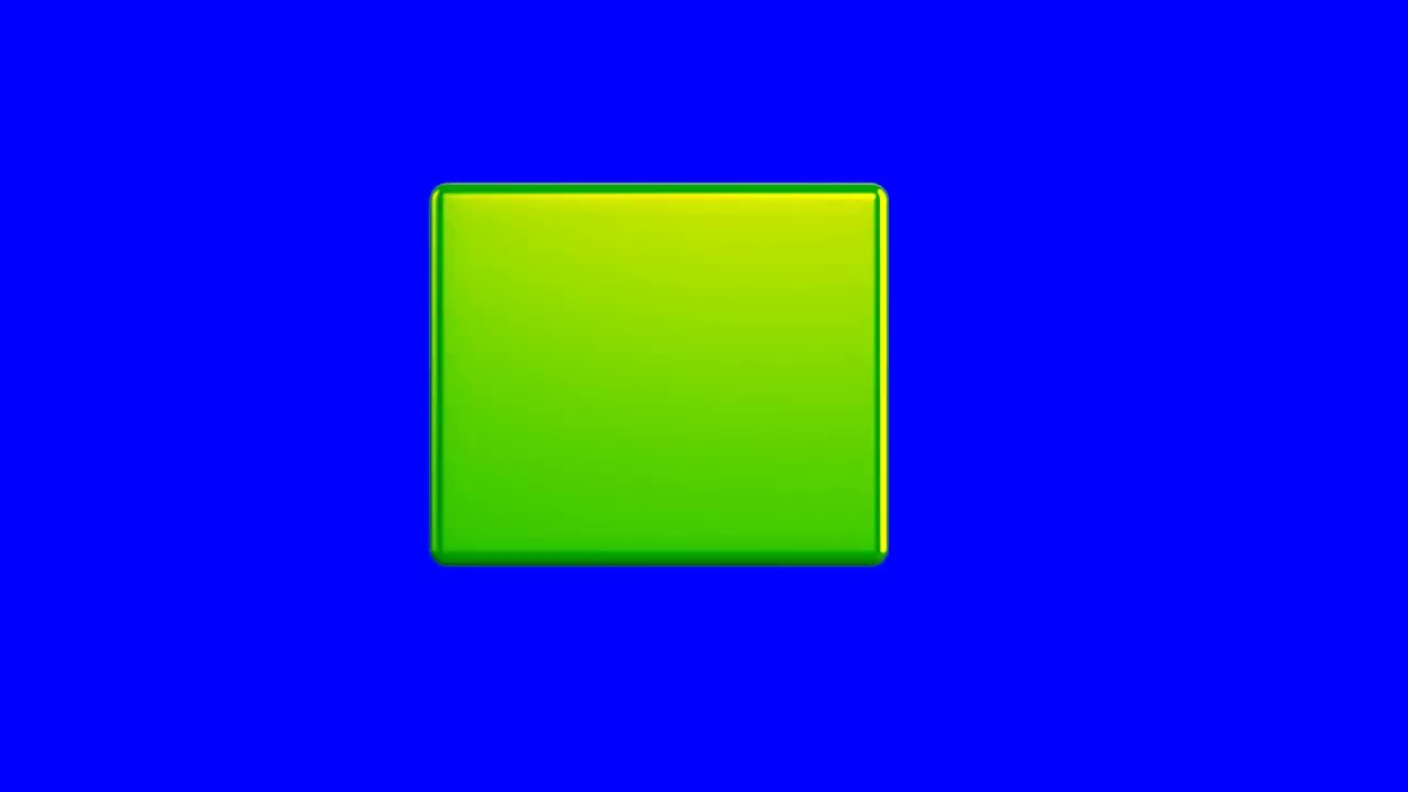 Green screen Footage | 3D Box Rotating  loop
