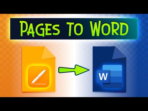 How to Export Apple Pages Document to Microsoft Word Format