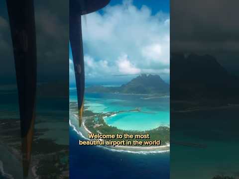 The most beautiful airport i the world #borabora #conradboraboranui #frenchpolynesia