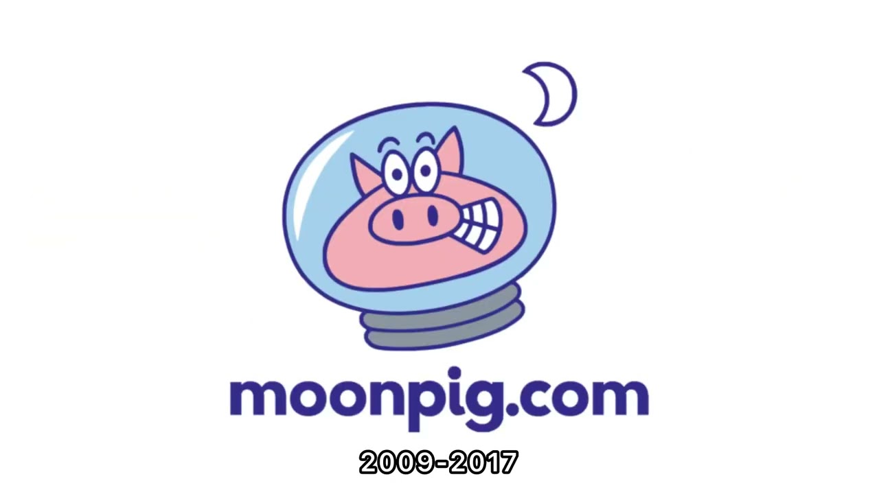 Moonpig historical logos 