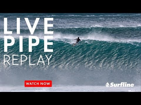 Pipeline, Hawaii March 27th, 2017 | Unedited Raw Footage from Surfline's Live Session at Pipeline