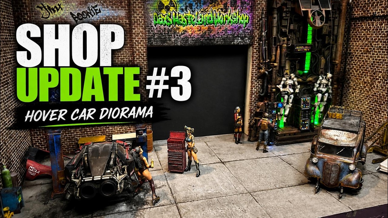 1:24 Scale Garage Diorama | Pre-Show Build Update