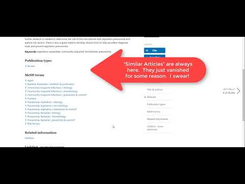 Using MeSH Terms in PubMed (6:37)