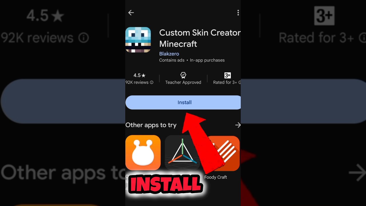 MAKE 😱 SKIN IN MINECRAFT✅💯