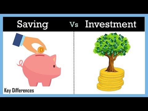 Difference Between Saving & Investment