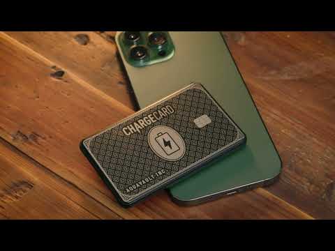 🚀 Unboxing the WIRELESS ChargeCard & First Impressions of this Portable Charger by AquaVault