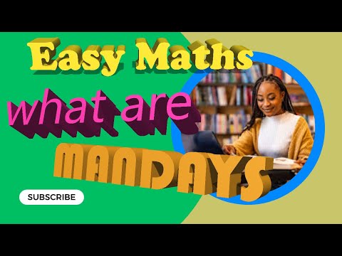 Easy Maths How to Calculate Mandays in Mathematics Enjoy life with LCS #maths#mathematics