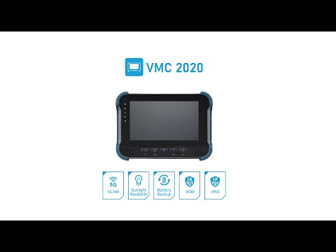 VMC 2020: 8" Rugged Vehicle Mount Computer with IP65 Waterproof