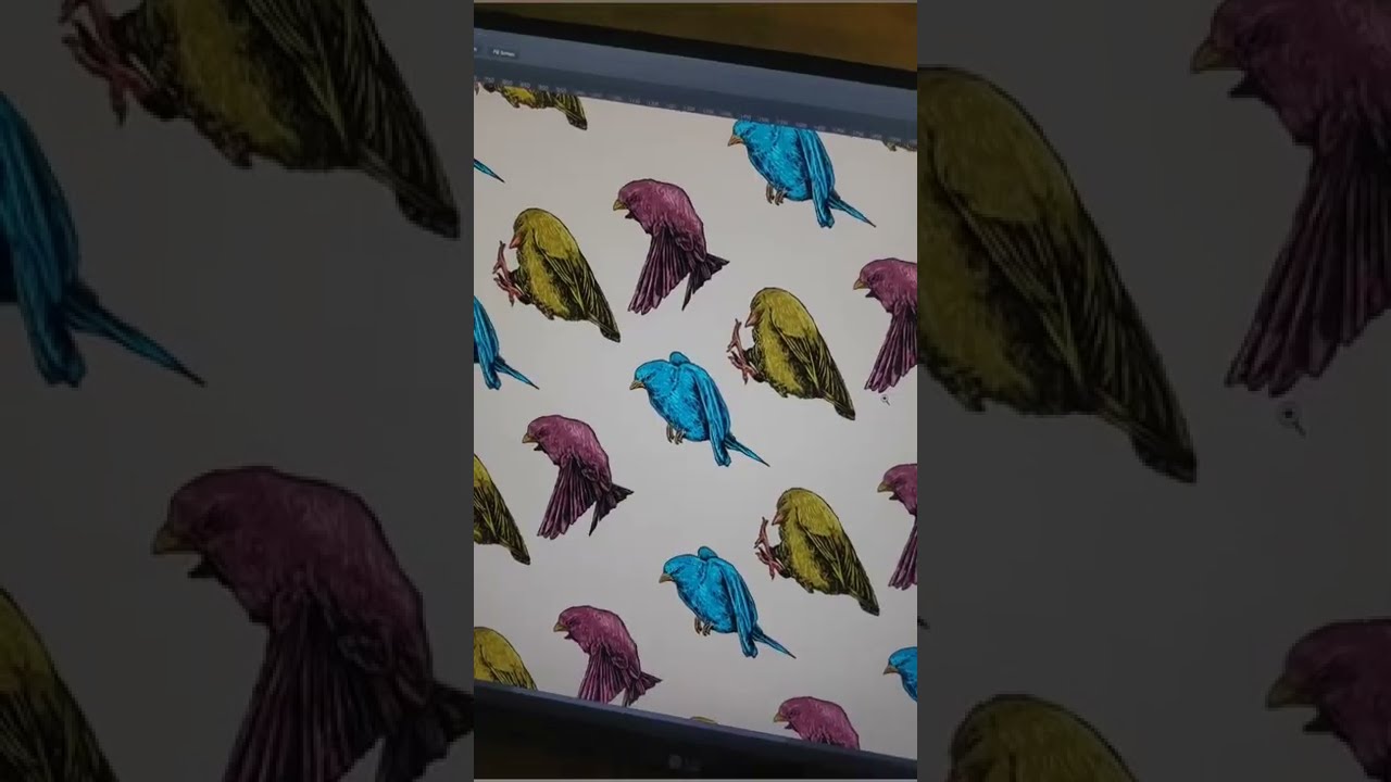 Create pattern birds