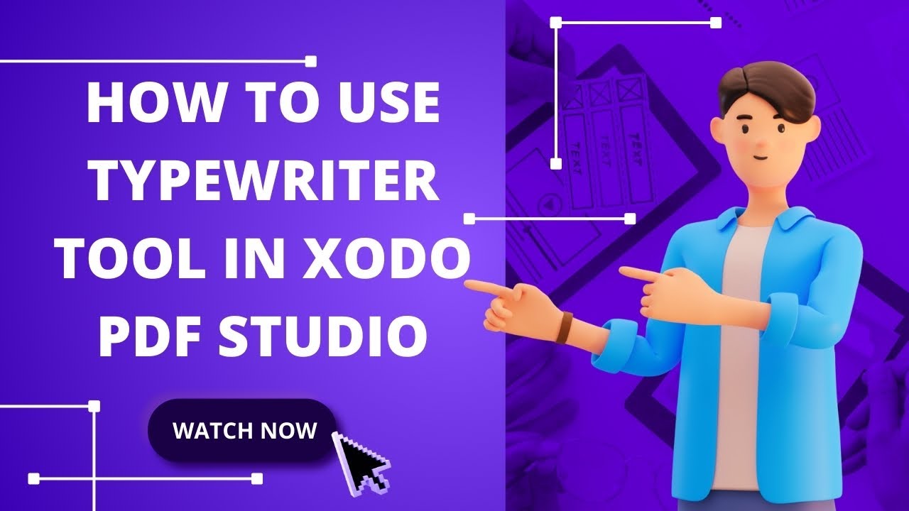 How to Use the Typewriter Tool in Xodo PDF Studio in Windows OS  | ICONS Infocom