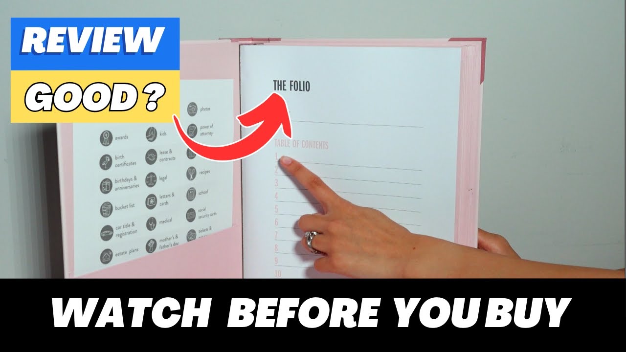 Folio Document Organizer Review - Amazon