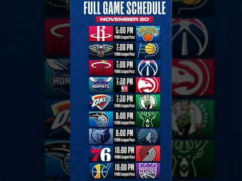 NBA full games schedule
