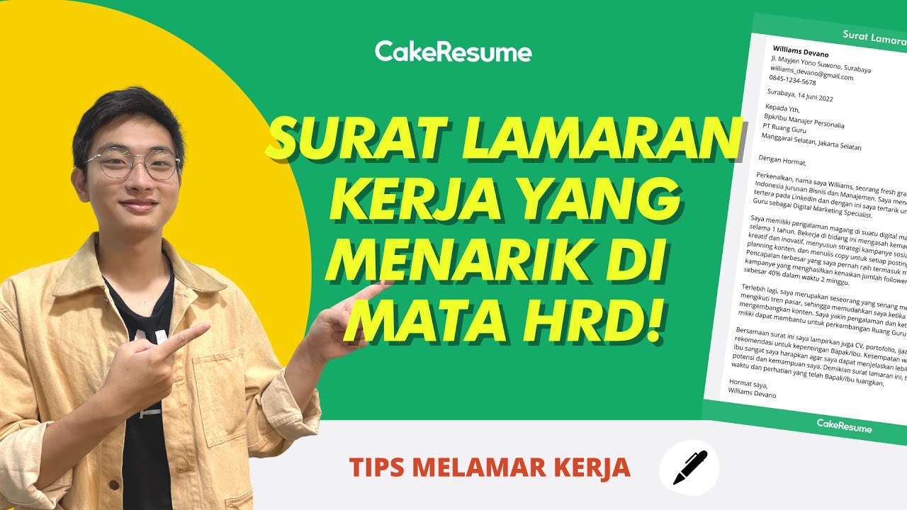 Cara Membuat Surat Lamaran Kerja/Cover Letter I Tutorial Lengkap Membuat Surat Lamaran Kerja