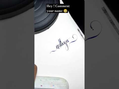 " adhya " name in beautiful handwriting calligraphy 😍👌 #adhya #shorts #artisanbrajesh