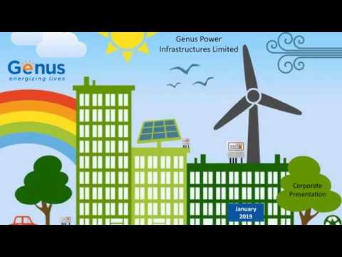 GENUS POWER INFRASTRUCTURES LTD Investor Presentation for Dec 2018 results