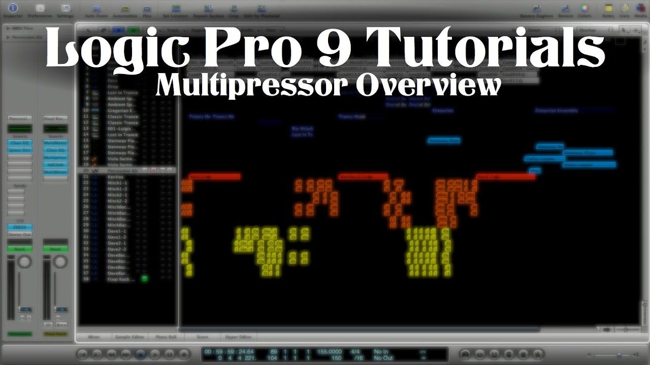 Logic Pro 9 Tutorial - Multipressor Overview