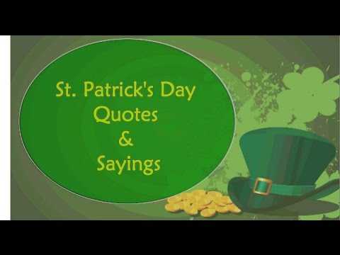 St. Patrick’s Day Quotes & Saying || Happy St Patrick's Day 2019