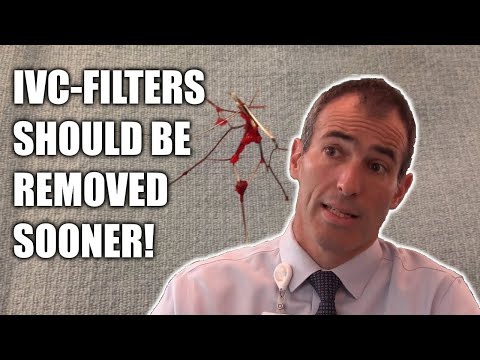 IVC filters Should be Removed Sooner!