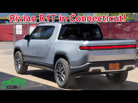 Rivian R1T in New Haven Connecticut for SB 127 - EV pickup truck teaser