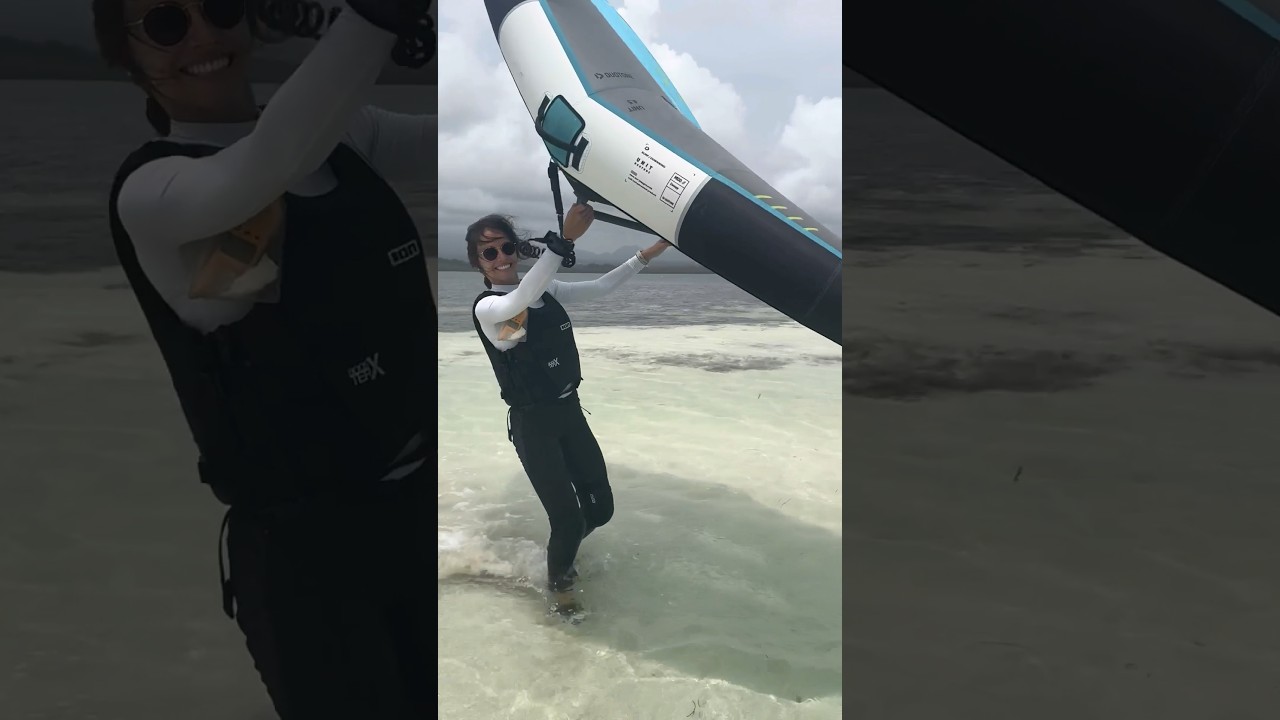 Découverte du wingfoil 1er cours - Apprendre le wingfoil en Guadeloupe avec Maximum Kite