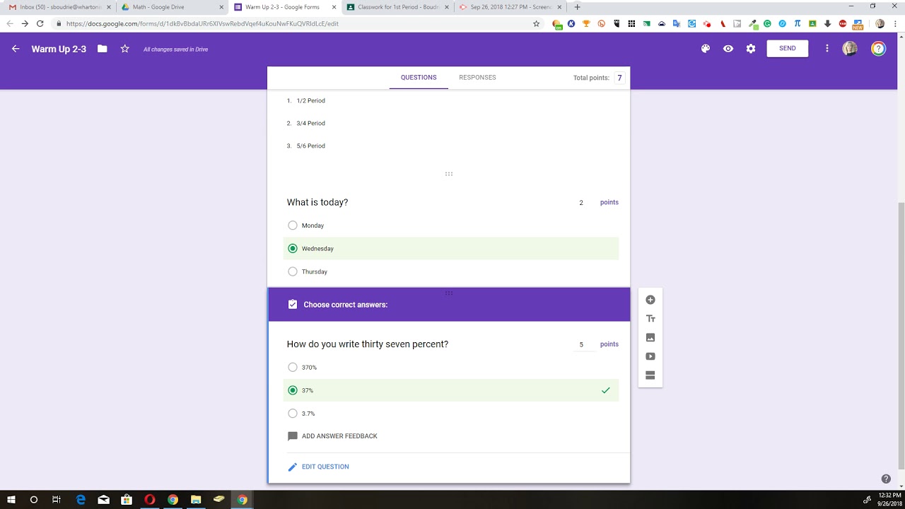 Google Forms - Creating Assessments with Auto Grading