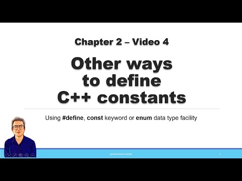 Defining constants in C++| ( #define I const | enum ) | C++ tutorial for Beginners