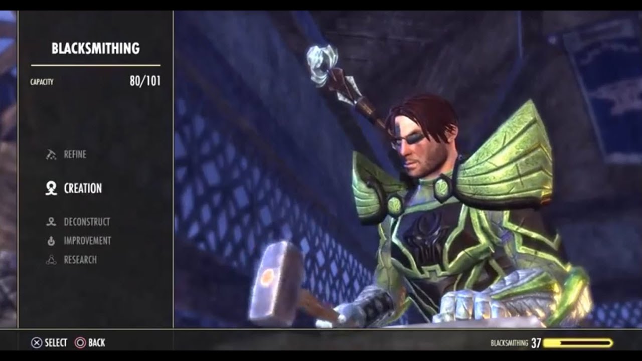 Blacksmith Basics in ESO - w/ Game Vine
