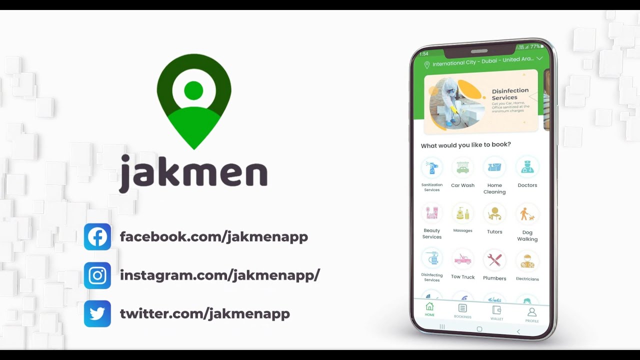 Jakmen On-Demand Home Services App