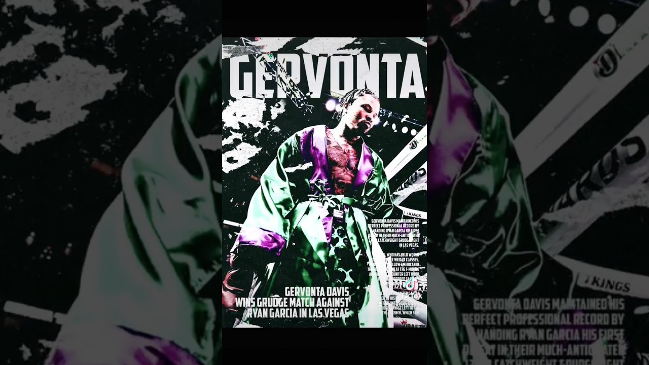 KING GERVONTA #artwork #gervontadavis #magazine #artwork #boxing #box #graphicdesign #coverartists