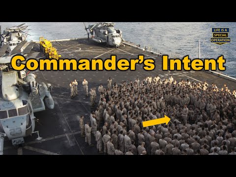 What is the Military Commander's Intent?