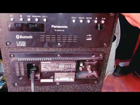 Bocina Panasonic SC-CMAX100 se apaga a máximo volumen😕 video solución 🫣