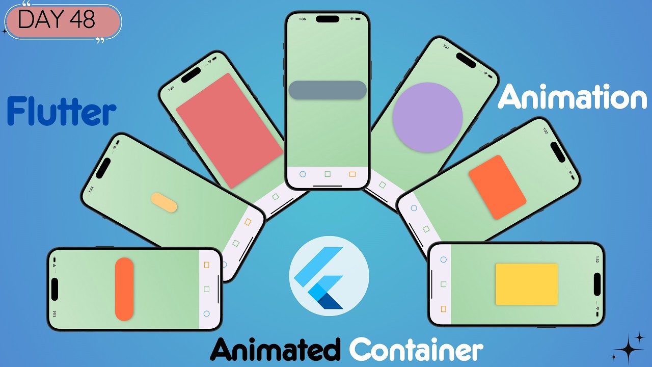 Flutter AnimatedContainer | Animated Container in Flutter | Flutter Animation Tutorial