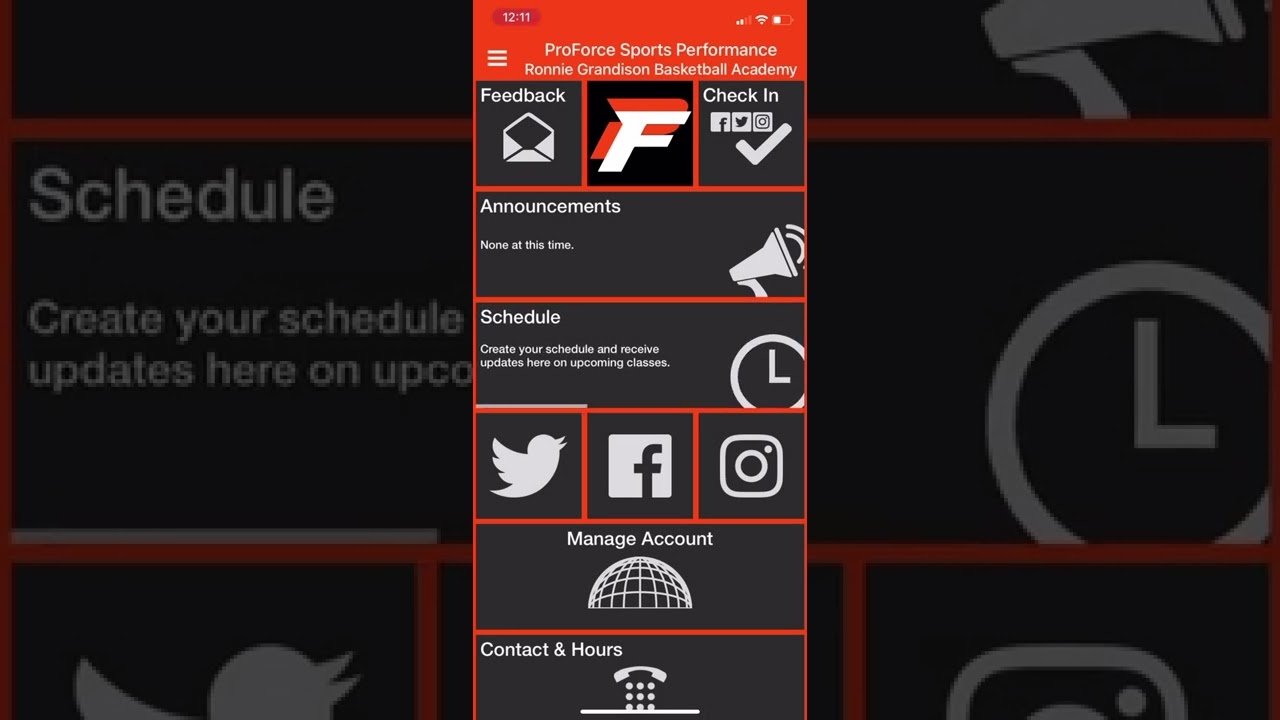 How to Login and Schedule on the App