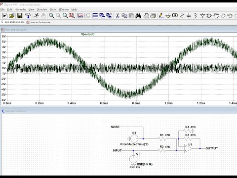 LTSpice - Adding noise to an input.