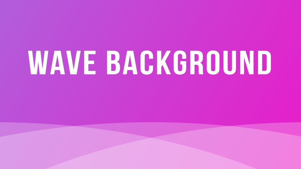 Amazing Wave Background only CSS | CSS Animation