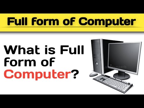 What is full form of computer? || Full form of computer|| Computer ka Full form
