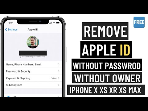 How To Remove Apple iD From iPhone X Xr Xs Xs Max Without Password & Previous Owner ( 2021 )