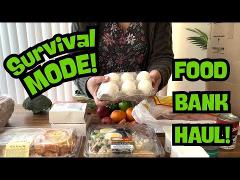 Food Bank Haul / Food Pantry Haul Bay Area California Low Income Single Mom #foodbankhaul #freefood