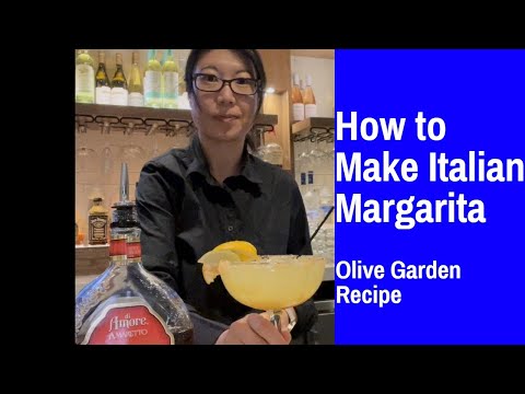 【ENG SUB】Italian Margarita Recipe | Olive Garden Featured Cocktail |如何在家调制Olive Garden经典鸡尾酒意大利玛格丽特