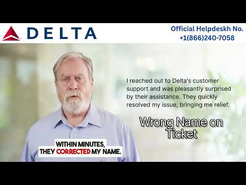 Delta Airlines change name after booking online 2025