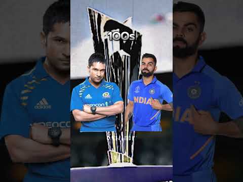 virat kohli vs sachin tendulkar ODI comparison #comparison #cricket