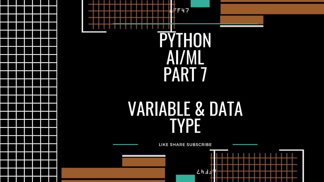 Python for Beginners: From Basics to AI/ML Part 7 - Variables and Data Types #pythonprogramming