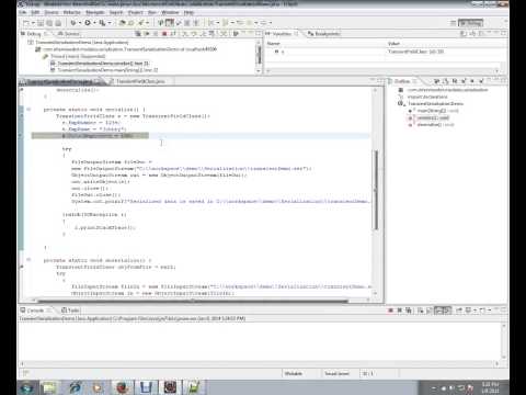 What is a transient variable in Java