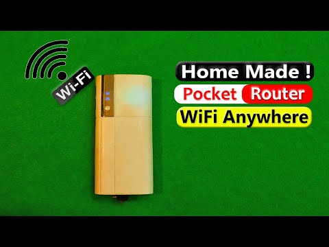 Make a 4G Wifi Pocket Router at home, Make a Wifi Router using old Power Bank, Power bank Wifi