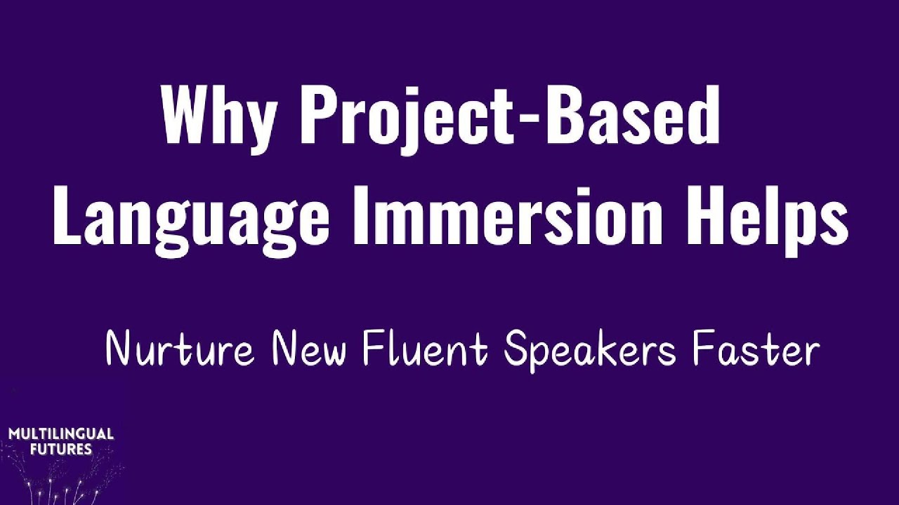 Why do we use Project-Based Language Immersion to keep languages alive?