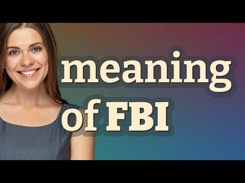 Fbi | meaning of Fbi