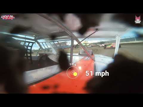 #32 Lane New - USRA B-Mod - 3-29-2025 Lucas Oil Speedway - In Car Camera