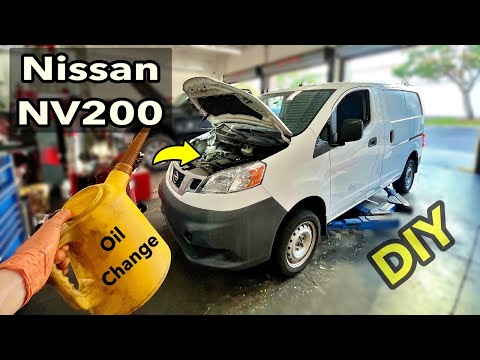 How To | Nissan NV200 | Oil change | Diy | Quick |