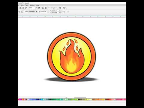 Fire flame Logo Design ???? #shorts #drawing